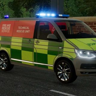 FS22 Volkswagen T6 Multivan 2016 v1.0.0.1 Mod | FS25 Mods / FS22 Mods