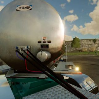 Remorque citerne de qualité alimentaire FS22 Walker 6500 gallons v1.0.0 ...