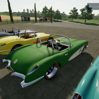 FS22 Art Morrison 1960 Corvette v1.0.0.1 Mod | FS25 Mods / FS22 Mods