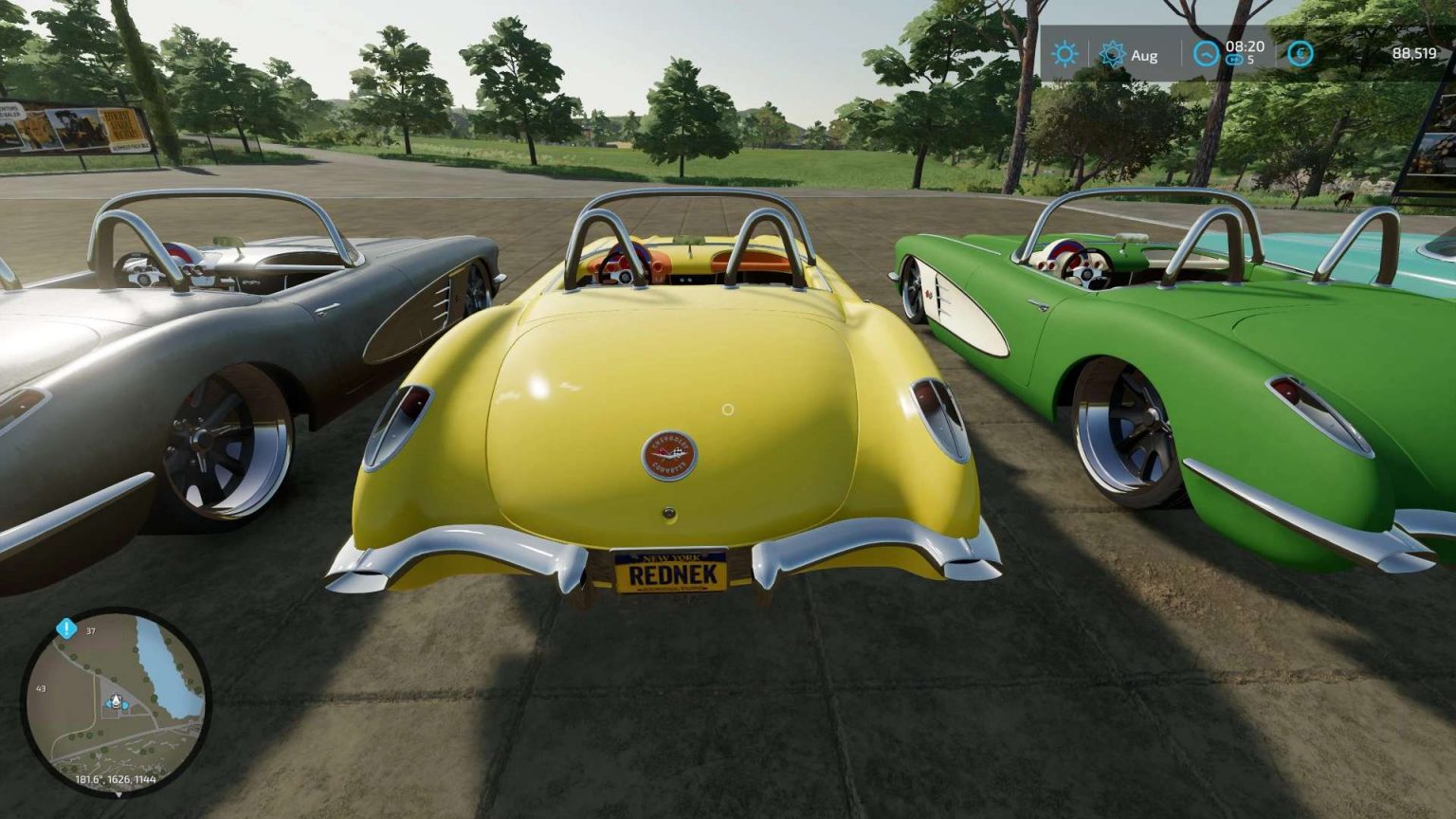 FS22 Art Morrison 1960 Corvette v1.0.0.1 Mod | FS25 Mods / FS22 Mods