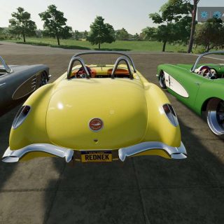 FS22 Art Morrison 1960 Corvette v1.0.0.1 Mod | FS25 Mods / FS22 Mods