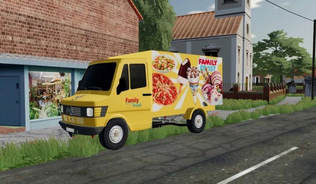 FS22 Family Frost Camion Mercedes Benz v1.0.0.0 Mod | FS25 Mods / FS22 Mods