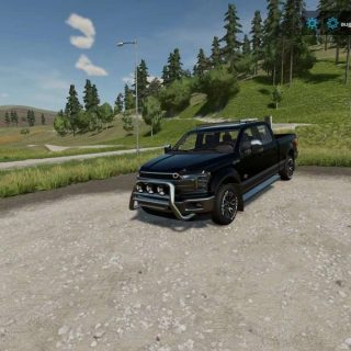 FS22 Ford F150 Crew Cab 2019 Modifié v1.1.0.0 Mod | FS25 Mods / FS22 Mods