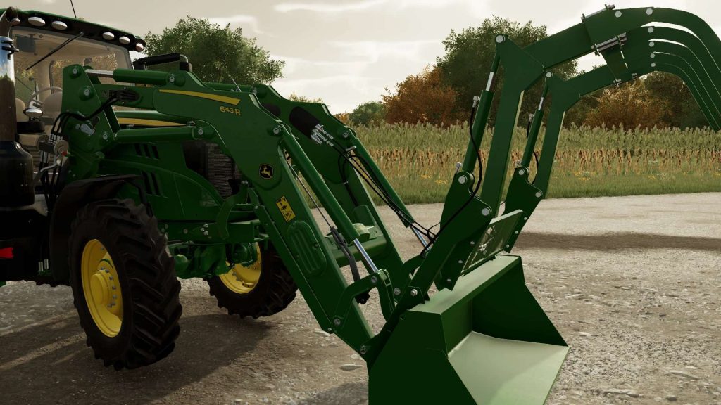 FS22 John Deere 643R Modifier v1.0.0.0 Mod | FS25 Mods / FS22 Mods
