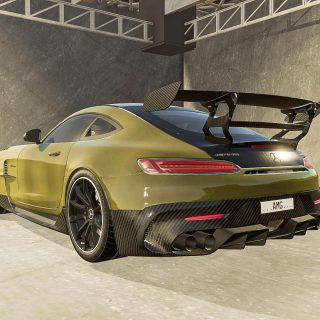 FS22Mercedes AMG GT 2021 V1.0.0.0 Mod | FS25 Mods / FS22 Mods