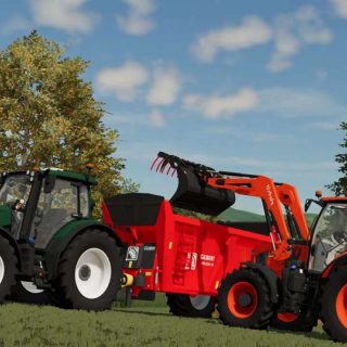 Chargeur FS22 MX T412 / CLAAS FL120 v1.2.0.0 Mod | FS25 Mods / FS22 Mods