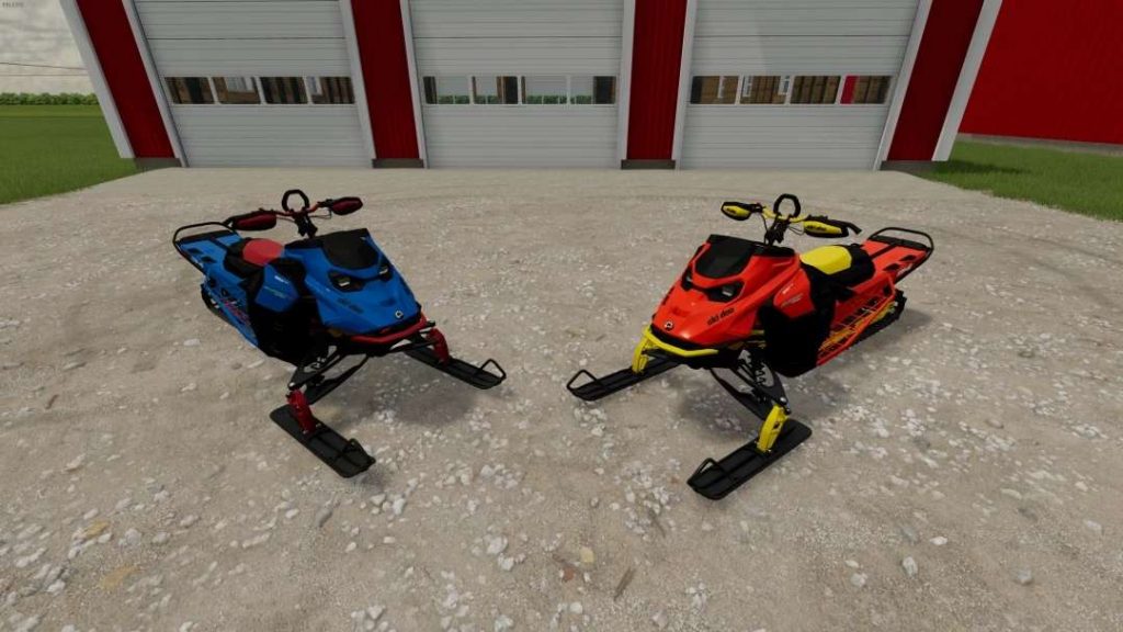 FS22 BRP Skidoo Sommet v1.0.0.0 Mod | FS25 Mods / FS22 Mods