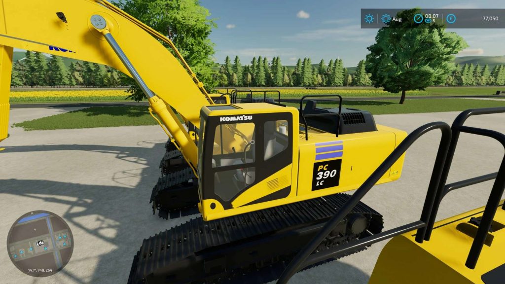 FS22 Komatsu 11 grandes pelles v1.0.0.0 Mod | FS25 Mods / FS22 Mods