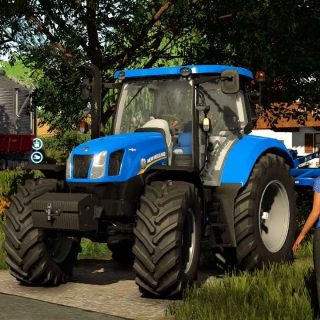 FS22 New Holland T6 Modifier v1.0.0.0 Mod | FS25 Mods / FS22 Mods