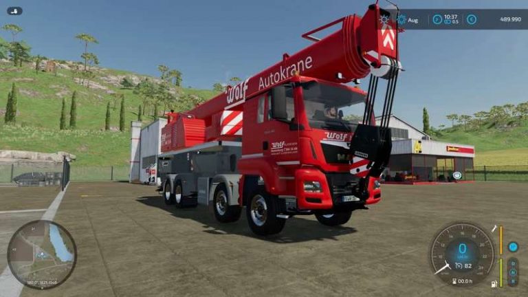 Grue mobile FS22 Liebherr LTF 1060 v1.0.0.0 Mod | FS25 Mods / FS22 Mods