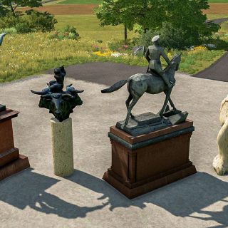 Pack de sculptures monumentales FS22 V1.0.0.0 Mod | FS25 Mods / FS22 Mods