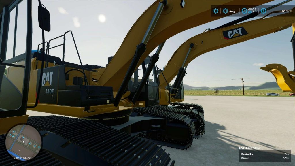 Pack d'excavatrices FS22 Cat 30 tonnes v1.0.0.0 Mod | FS25 Mods / FS22 Mods