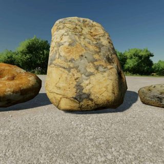 FS22 Dynamic Crushable Rocks v1.0.0.0 Mod | FS25 Mods / FS22 Mods
