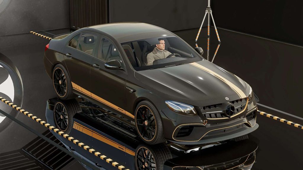 FS22Mercedes Benz E63S AMG 2018 V1.1.0.0 Mod | FS25 Mods / FS22 Mods