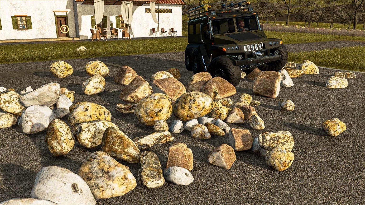Roches dynamiques FS22 V1.0.0.0 Mod | FS25 Mods / FS22 Mods