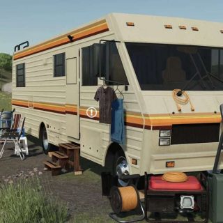 Camping-car FS22 v1.0.0.0 Mod | FS25 Mods / FS22 Mods