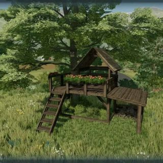 FS22 Oak Tree House v1.0.1.0 Mod | FS25 Mods / FS22 Mods