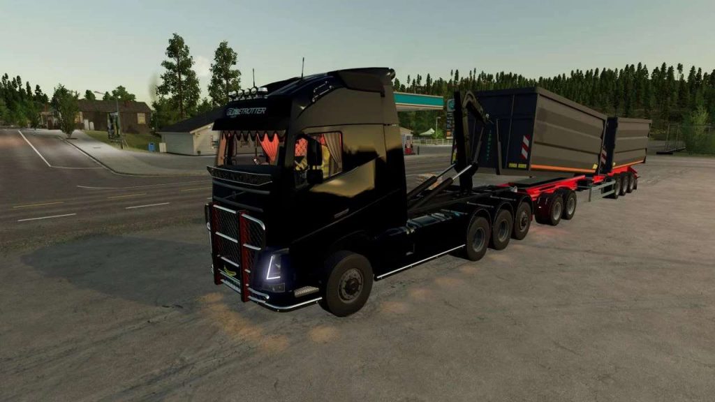 FS22 Volvo Hooklift / JYKI Trailer / Container Pack v1.0.0.0 Mod | FS25 ...