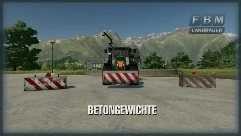 Pack poids béton FS22 v1.0.0.0 Mod | FS25 Mods / FS22 Mods