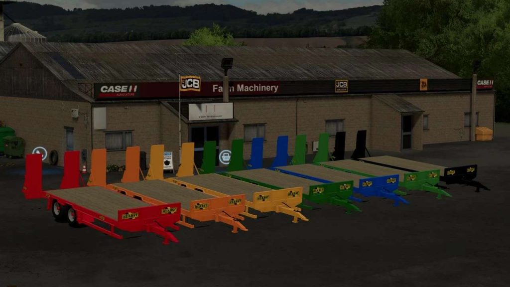 FS22 Herbst Low Loader 24FT v1.0.0.0 Mod | FS25 Mods / FS22 Mods