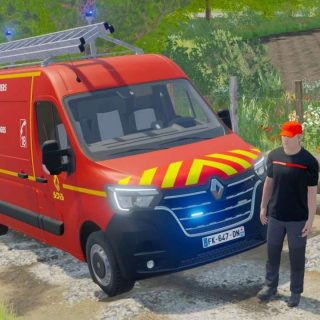 Uniforme des pompiers français FS22 v1.0.0.0 Mod | FS25 Mods / FS22 Mods