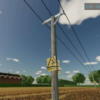 FS22 UK ELECTRICITY POLES PREFAB version complète v1.0.0.0 Mod | FS25 ...