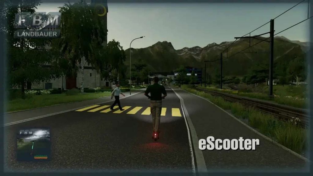 Trottinette électrique FS22 v1.0.0.0 Mod | FS25 Mods / FS22 Mods