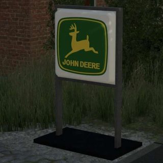 Enseigne au néon John Deere FS22 v1.0.1.2 Mod | FS25 Mods / FS22 Mods