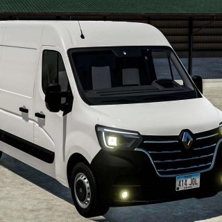 FS22 Renault MASTER ZE V2.1.0.0 Mod | FS25 Mods / FS22 Mods