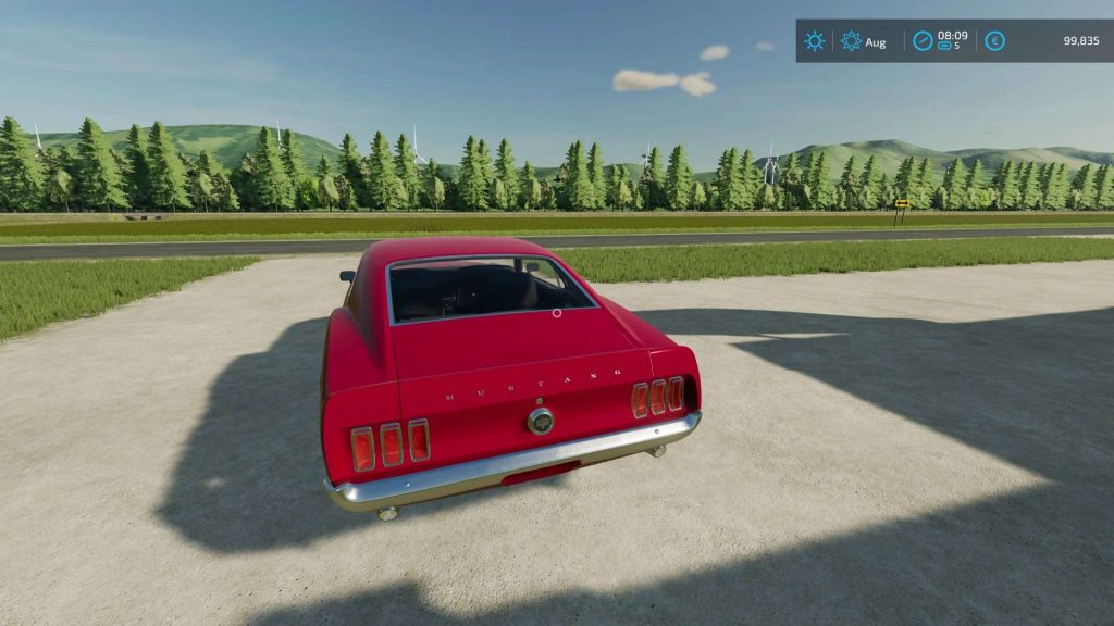 FS22 Ford Mustang v2.1.0.0 Mod | FS25 Mods / FS22 Mods