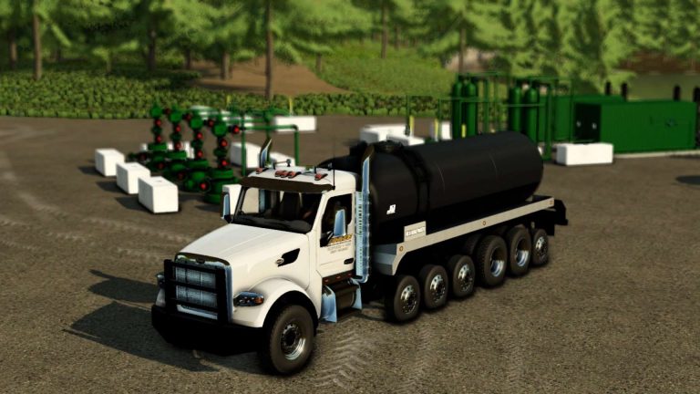 FS22 Peterbilt Vac Tanker v1.0.0.0 Mod | FS25 Mods / FS22 Mods
