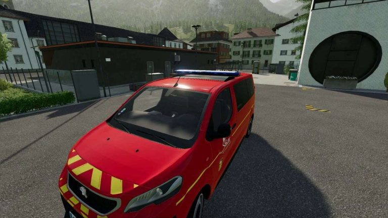 FS22 Peugeot Expert Pompiers v1.0.0.1 Mod | FS25 Mods / FS22 Mods