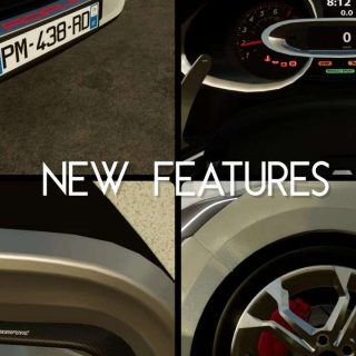 FS22 Renault Clio RS 2013 v1.0.0.1 Mod | FS25 Mods / FS22 Mods