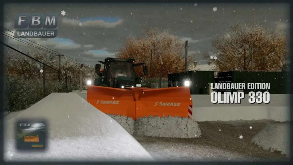 Lame à neige à rabat à ressort FS22 v1.0.0.0 Mod | FS25 Mods / FS22 Mods