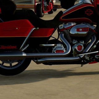FS22 Harley Road Glide v1.0.0.0 Mod | FS25 Mods / FS22 Mods