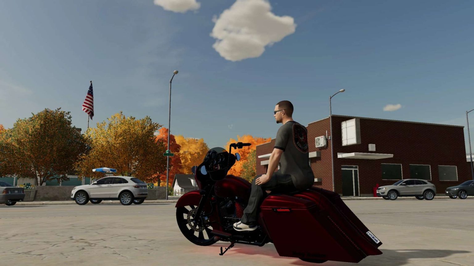 FS22 Harley Streetglide v1.0.0.0 Mod | FS25 Mods / FS22 Mods
