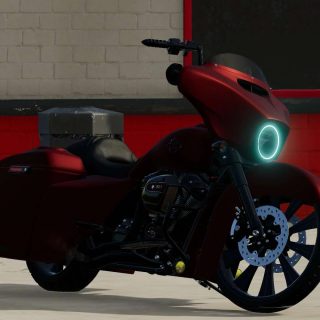 FS22 Harley Streetglide v1.0.0.0 Mod | FS25 Mods / FS22 Mods