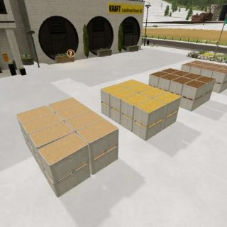 FS22 IBC et pile de palettes v1.5.0.0 Mod | FS25 Mods / FS22 Mods