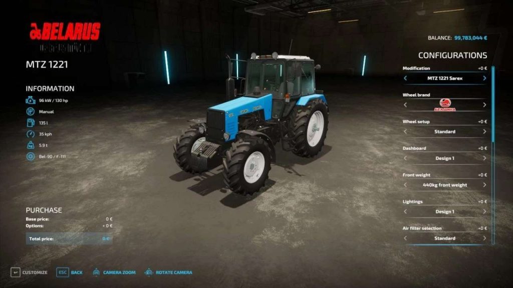 FS22 MTZ 1221 v1.5.0.0 Mod | FS25 Mods / FS22 Mods