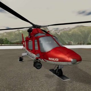 Hélicoptère de sauvetage FS22 v1.0.0.0 Mod | FS25 Mods / FS22 Mods