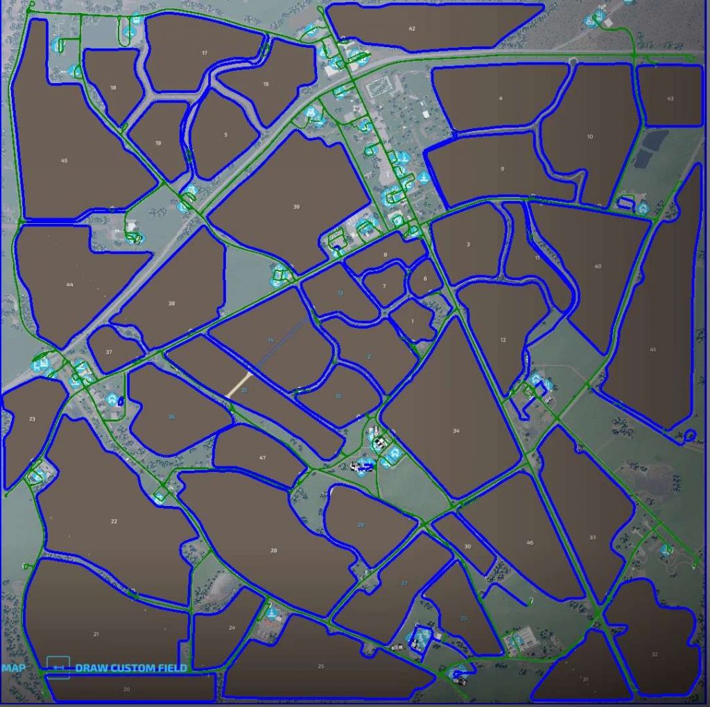 Cours FS22 Countyline Multi 4x Autodrive pour V1.0.0.6 Mod | FS25 Mods ...