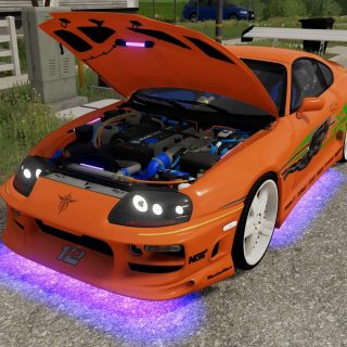 FS22 Toyota Supra v1.0.0.1 Mod | FS25 Mods / FS22 Mods