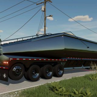 FS22 Beall Bullet Quad Axle Belly Dump v1.0.0.1 Mod | FS25 Mods / FS22 Mods