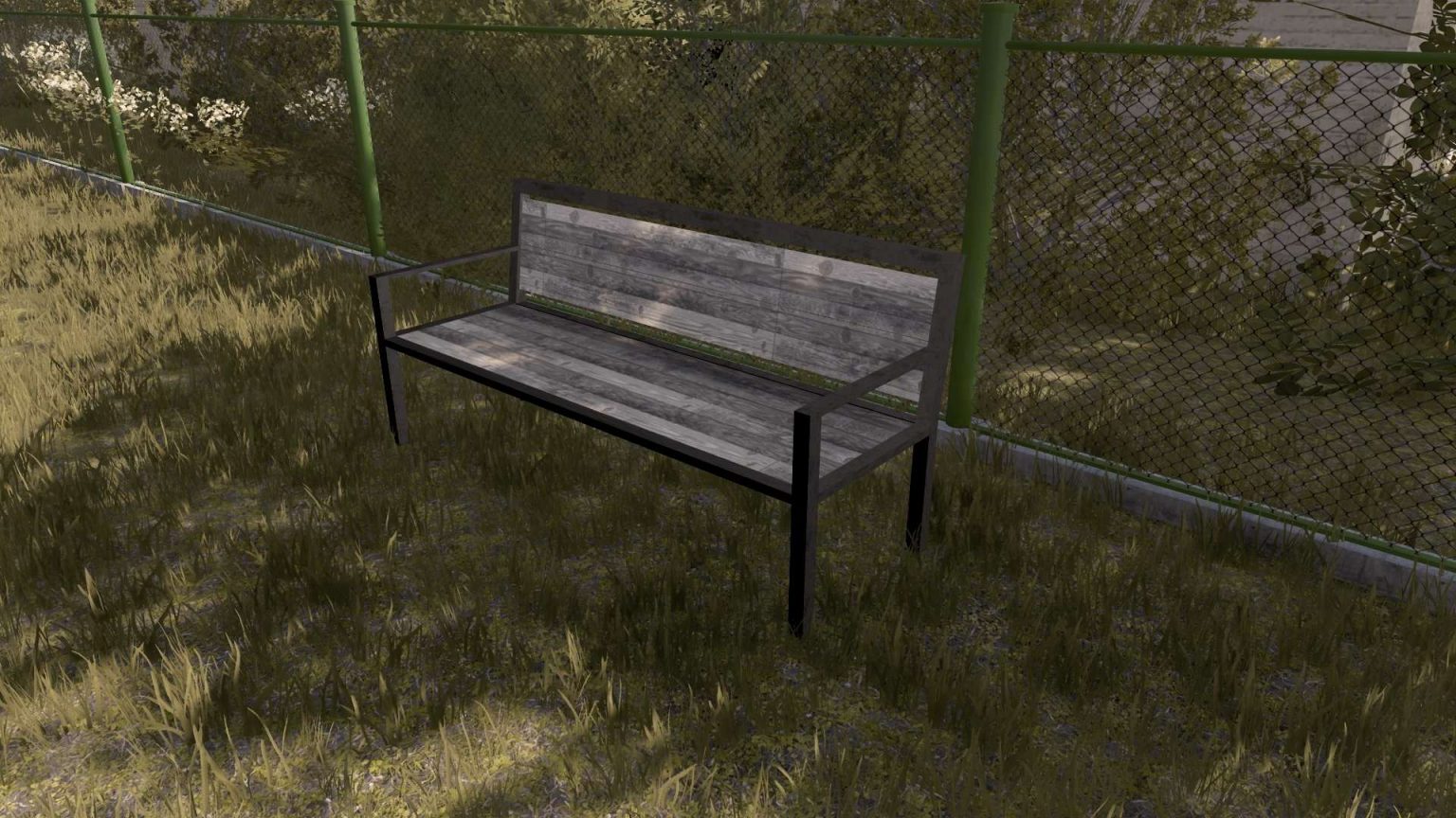 Objet Banc FS22 v1.0.0.0 Mod | FS25 Mods / FS22 Mods