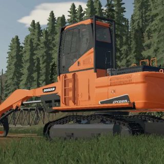 FS22 Doosan DX225LL-5 Pack v1.0.0.0 Mod | FS25 Mods / FS22 Mods