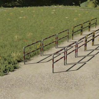 Barrière routière FS22 (préfabriquée) v1.0.0.0 Mod | FS25 Mods / FS22 Mods
