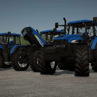 FS22 New Holland TM 120 - TM 190 v1.0.0.0 Mod | FS25 Mods / FS22 Mods
