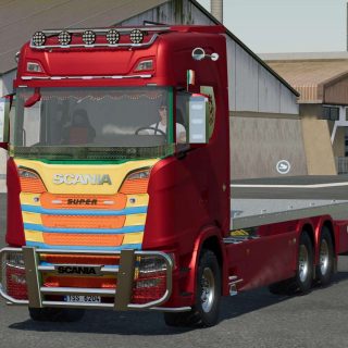 FS22 Scania S520/730 V8 à plat v1.0.0.0 Mod | FS25 Mods / FS22 Mods