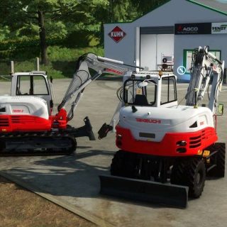 FS22 Takeuchi TB295W / TB290-2 v1.0.0.0 Mod | FS25 Mods / FS22 Mods