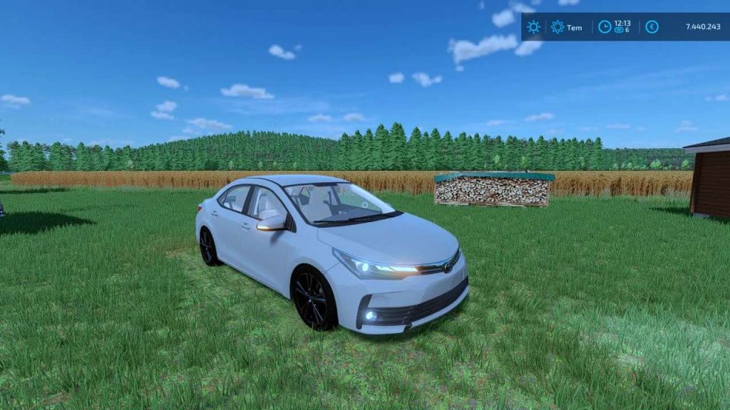 FS22 Toyota Corolla 2018 v1.0.0.0 Mod | FS25 Mods / FS22 Mods